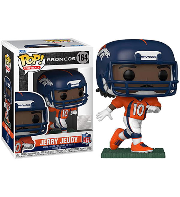 Funko POP! Football 164 NFL - Jerry Jeudy Denver Broncos, Stickerpoint