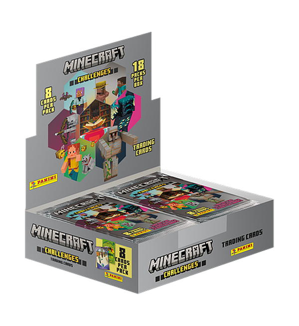 Panini Minecraft 4 CHALLENGES (2025) Trading Cards - Boîte de 18 ...