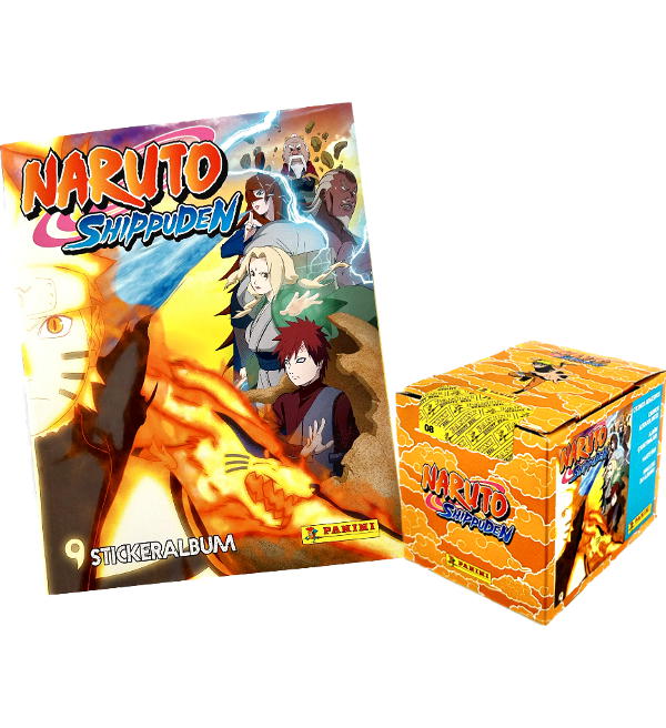 Panini Naruto Shippuden Stickers - Album + Boîte de 36 pochettes ...