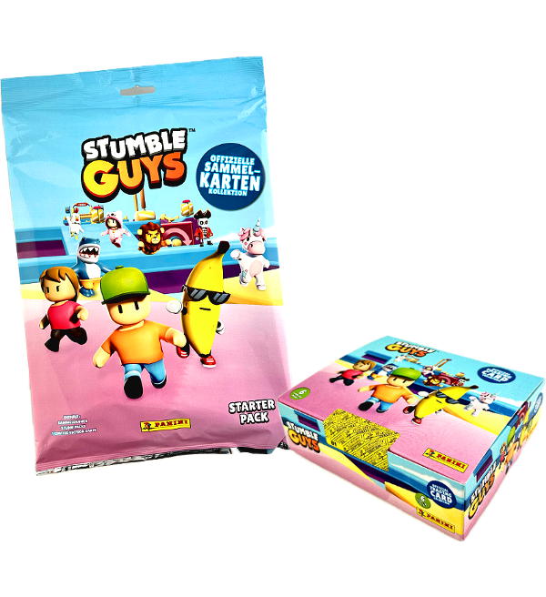 Panini Stumble Guys Trading Cards - Starter Pack + Boîte de 24 ...