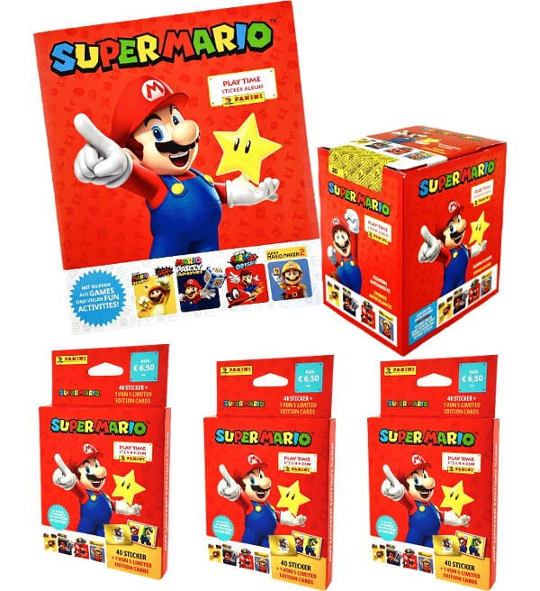 Panini Super Mario Play Time Stickers - Mega-Bundle, Stickerpoint