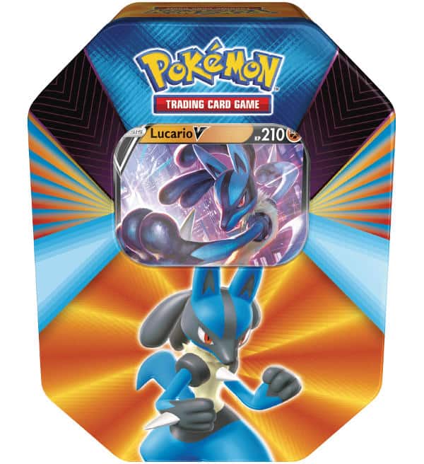 Pokemon Tin Box #92 Lucario-V 2021 (DE), Stickerpoint