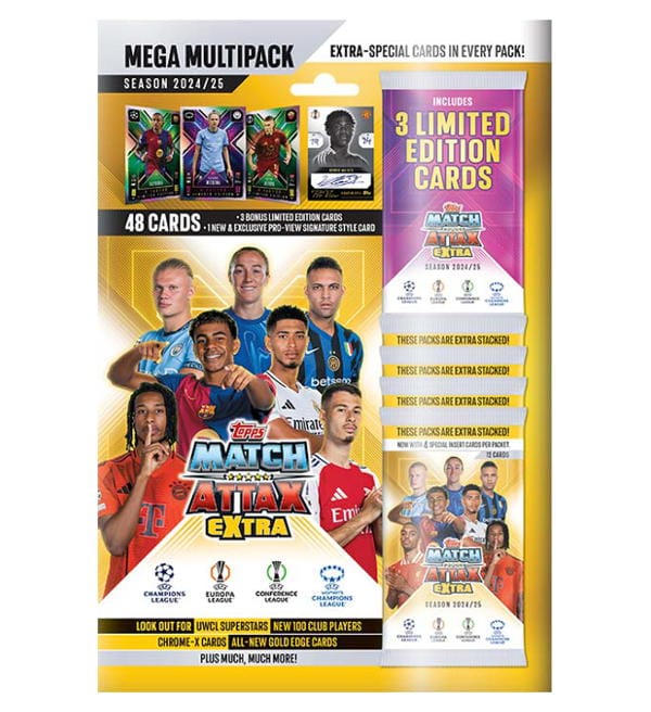 Topps UCC Champions League Match Attax EXTRA 2024/25 - Mega Multipack, Stickerpoint