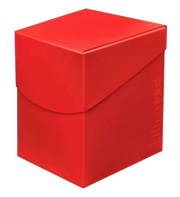 Ultra Pro - Eclipse PRO 100+ Apple Red Deck Box, Stickerpoint
